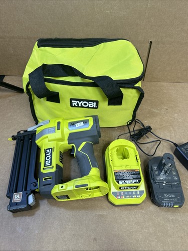 Ryobi ONE+ 18V 18-Gauge Cordless AirStrike Brad Nailer (Tool Only ...