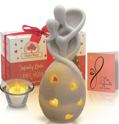 Wedding: Oakiway Infinity Love Candle Holder, Gifts for Couple/Her, LED ...