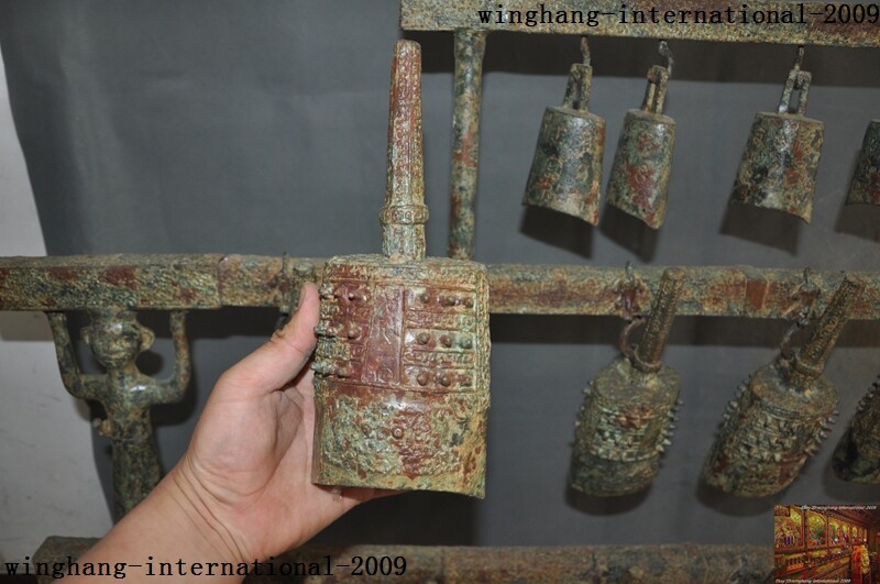 China Sanxingdui Culture Bronze Ware Musical Instruments Chimes Chime ...