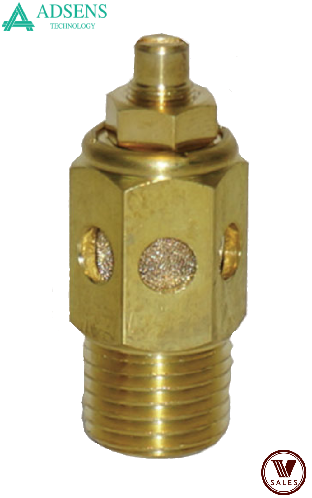 FACTORY NEW! ADSENS SCM-88 Brass Speed Control Muffler 1" NPT | eBay