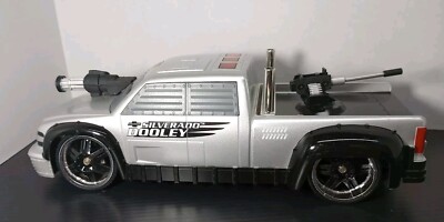 12" JADA Battle Machines 1999 Chevy Silverado Dooley Truck W/Guns R/C ...