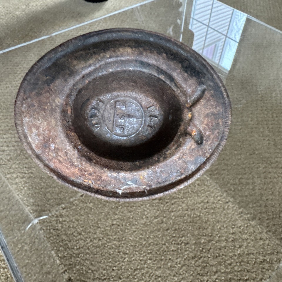 Antique GAR HAT With Badge Cast Iron ~GRAND ARMY OF THE REPUBLIC Civil ...