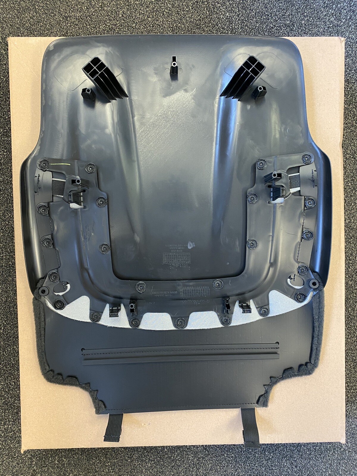 SILVERADO SIERRA TAHOE YUKON DRIVERS SEAT Black BACK PANEL 2015-2018 ...