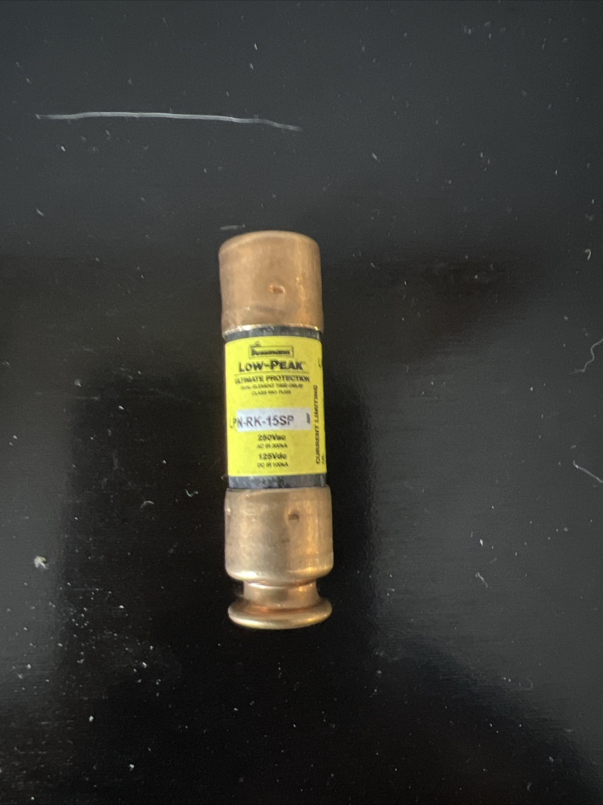 New Lot Of 6!! Bussmann LPN-RK-15SP 15 Amp Fuses Low Peak 250 Volts. 6 ...