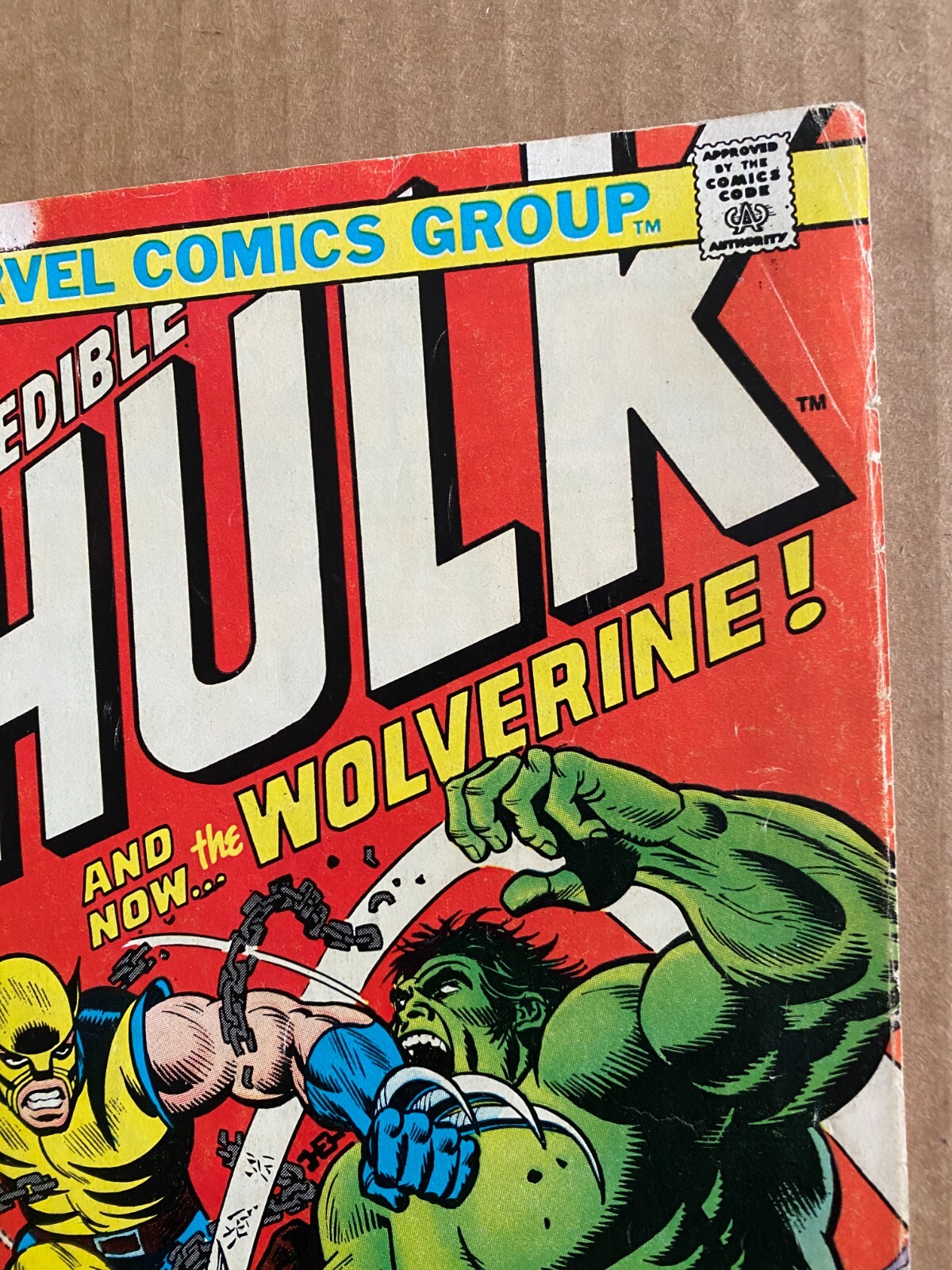 INCREDIBLE HULK #181 (1974) MVS intact | 1st Wolverine | Marvel Comics ...