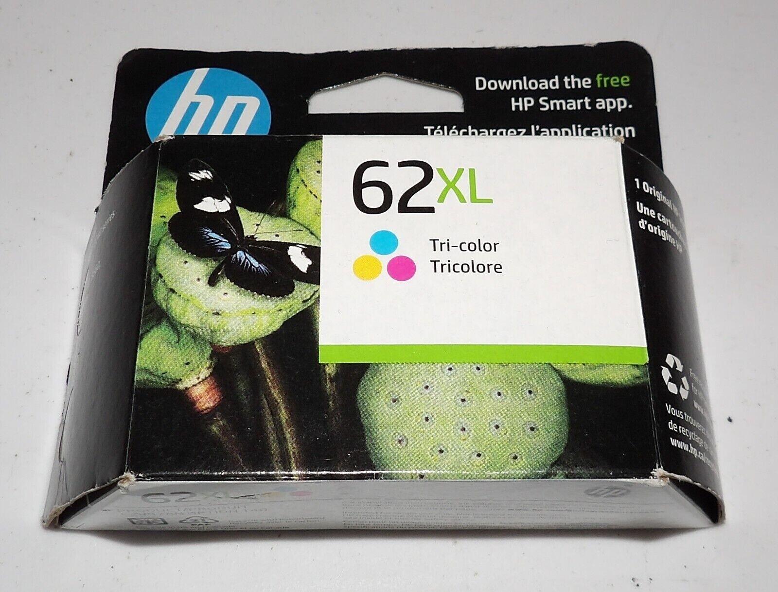 NEW Genuine HP 62XL (C2P07AN) Tri Color Printer Ink Cartridge Exp 2026 ...