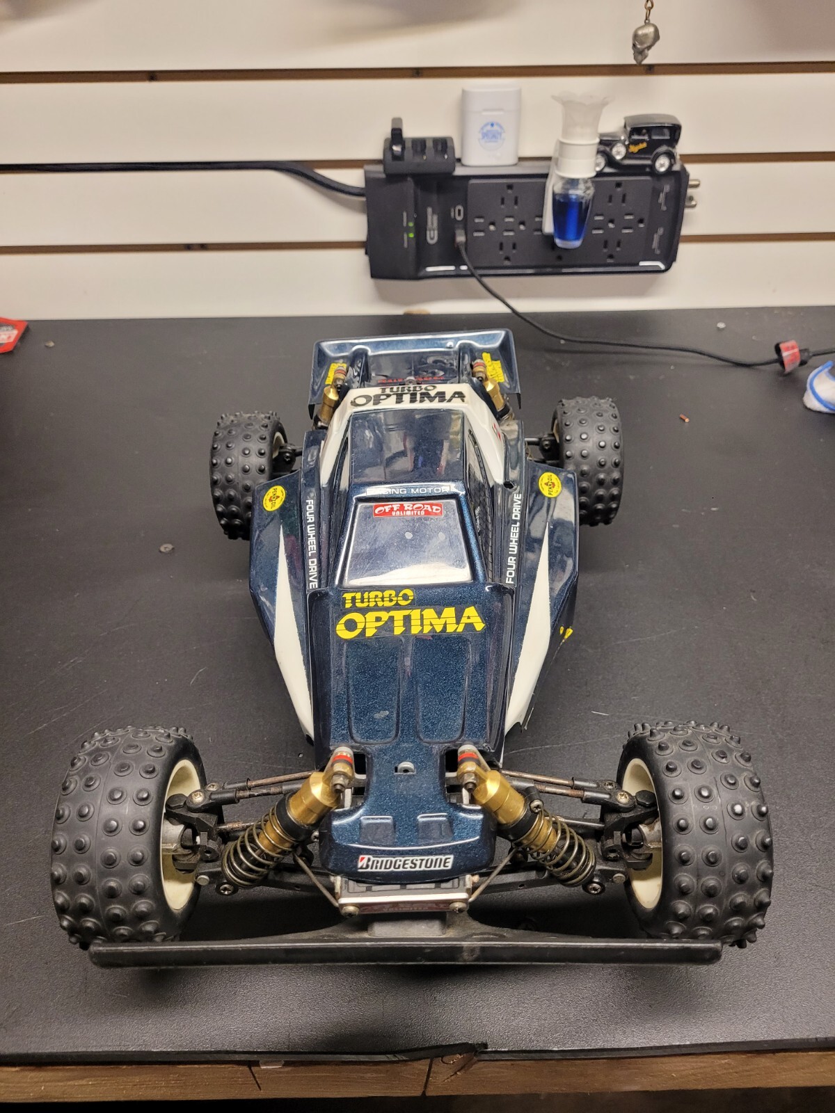 Vintage Kyosho Turbo Optima 1/10 4wd Buggy Original RC Car Survivor ...