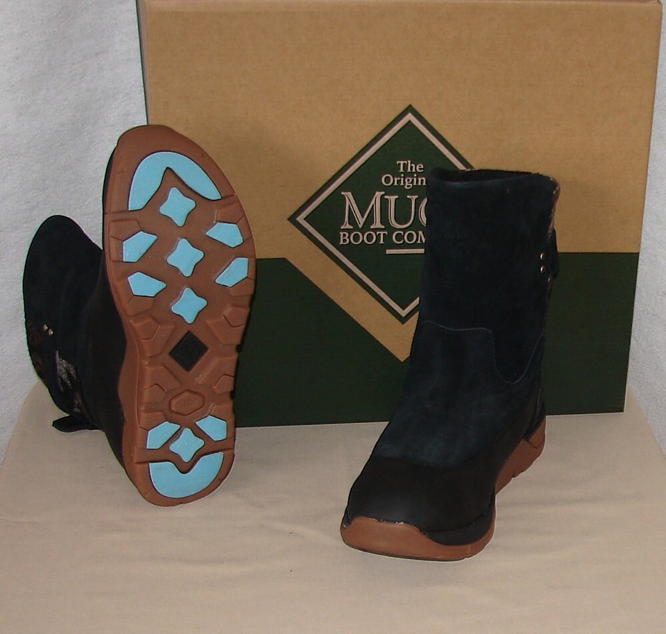 MUCK BOOT APRES II LEATHER MID WP Winter Boots Women's 8 664911090903 ...