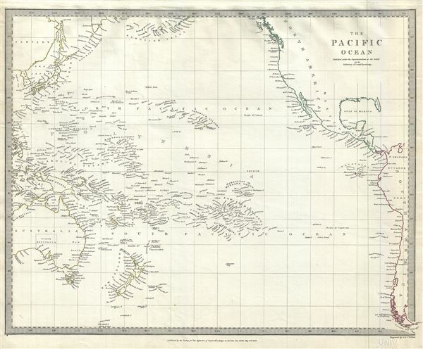 Blank Pacific Islands Map