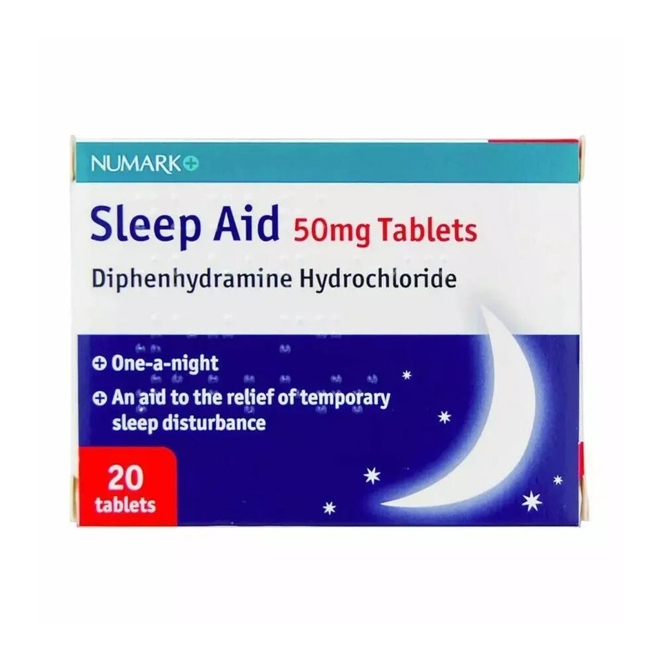 One a Night Sleep Aid 50MG Numark x20 (Nytol Alternative ) | MAX 1 PER ...