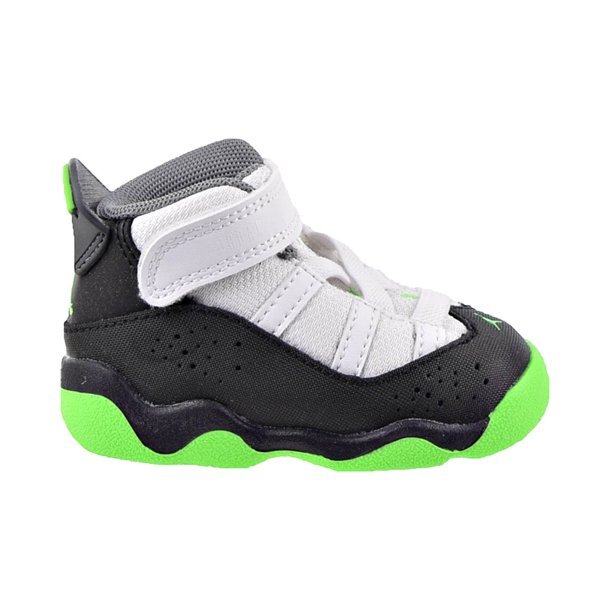 Jordan 6 Rings Shoes Sneakers White / Green 323420-130 Toddler Size 3C ...