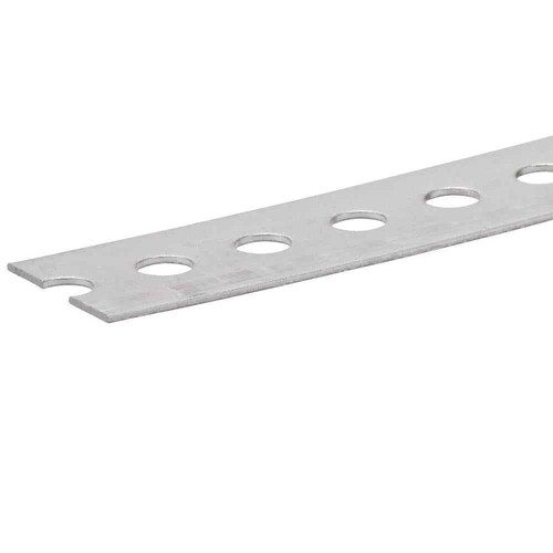 Everbilt 802037 1-3/8" " Zinc Steel Punched Flat Bar W/ 1/16" Thick Use ...
