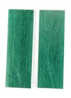 2 Pieces 3/8" GREEN JUMA GEM KNIFE / GUN Handle Scale Material 6 x 2 x ...