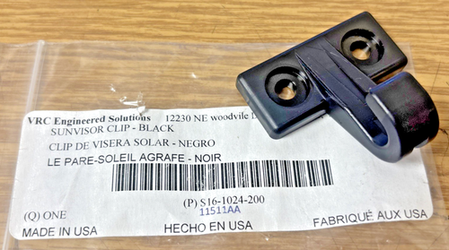 ~ NEW GENUINE PACCAR OEM KENWORTH PETERBILT BLACK SUNVISOR CLIP ~ S16 ...