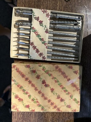Vintage HMQ Nut Cracker and 6 Nut Pick Set in Original Box With Extra ...