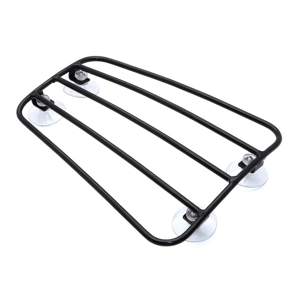 Motorcycle Universal Suction Cup Fuel Gas Tank Parcel Rack For Harley ...