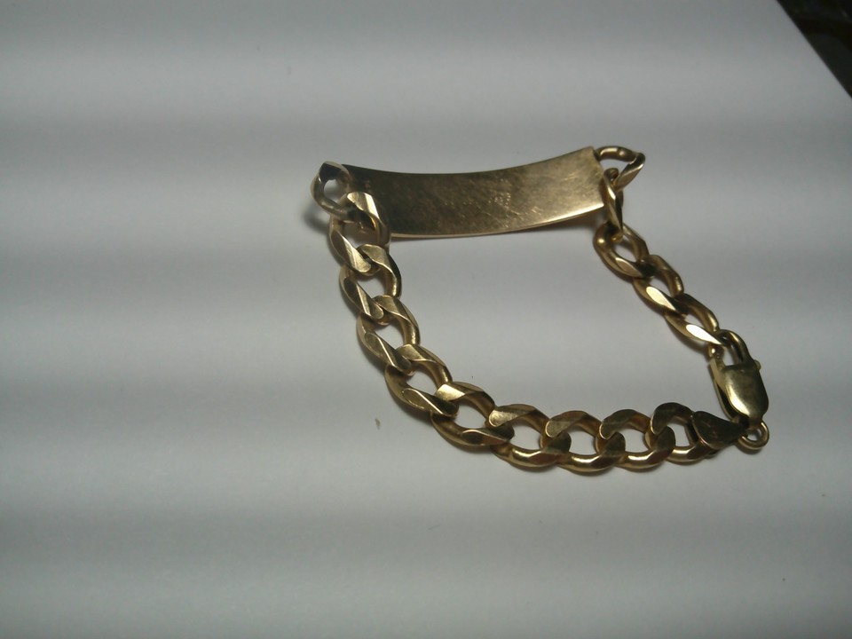 14K YELLOW GOLD PACEMAKER MEDICAL BRACELET MARKED AND TESTED 18.4 G | eBay