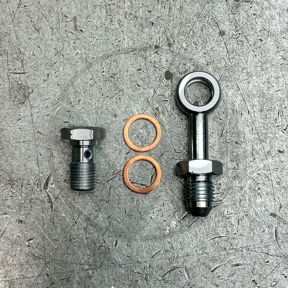 1 Steel Banjo Extension Fitting M10 x 1.0 (Metric 10mm) to 4AN -4 AN4 ...