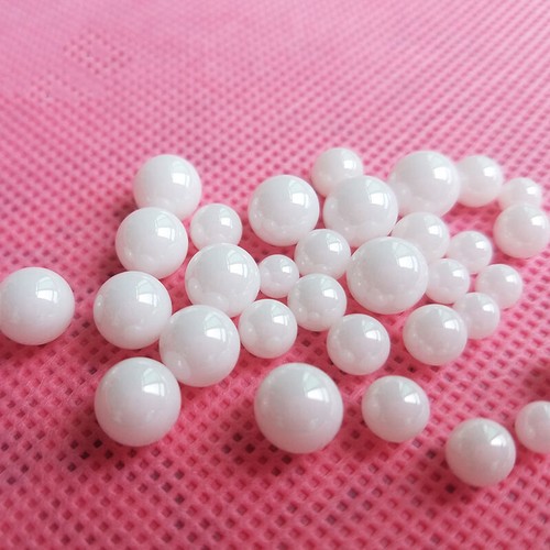 White ZrO2 Zirconia Ceramic Ball G10 High-Precision Insulation Dia 15mm ...