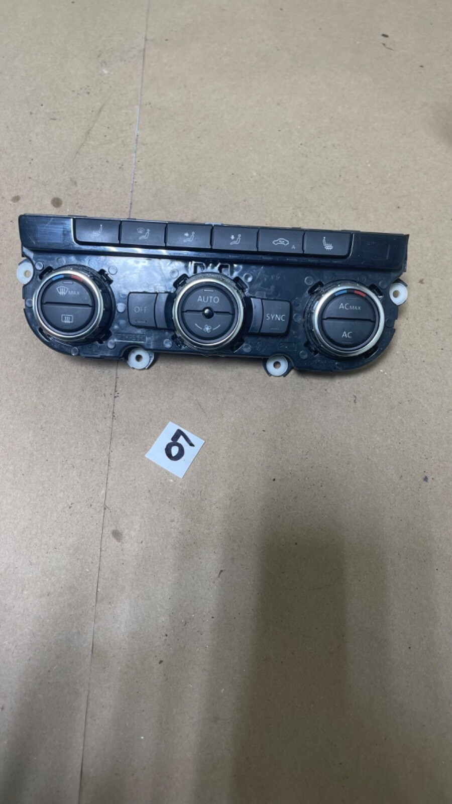 2013-2017 VW VOLKSWAGEN CC EOS JETTA DASH A/C HEAT CLIMATE CONTROL UNIT ...