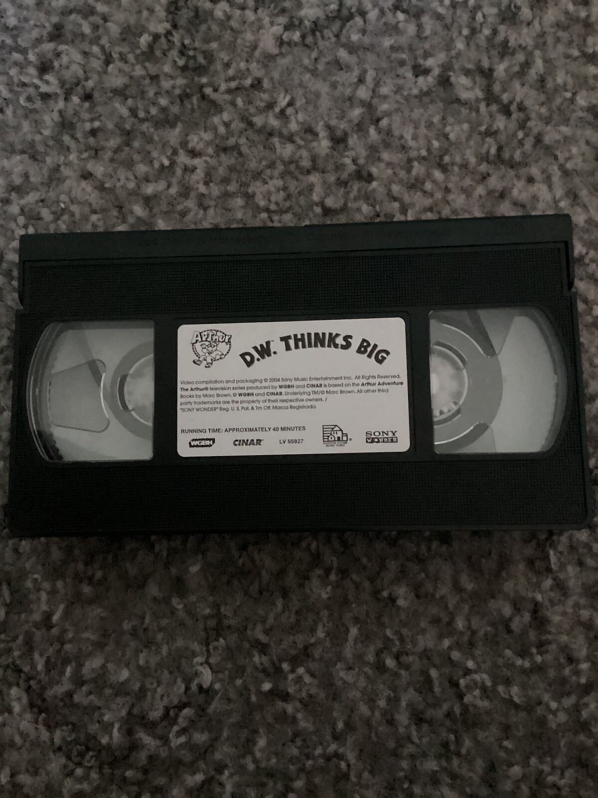 PBS Kids Arthur DW Thinks Big VHS | Grelly USA