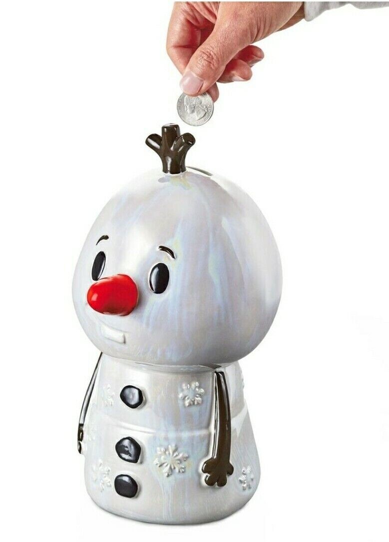 Hallmark Disney Frozen 2 Olaf Ceramic Coin Bank w Sound with 2 bonus ...