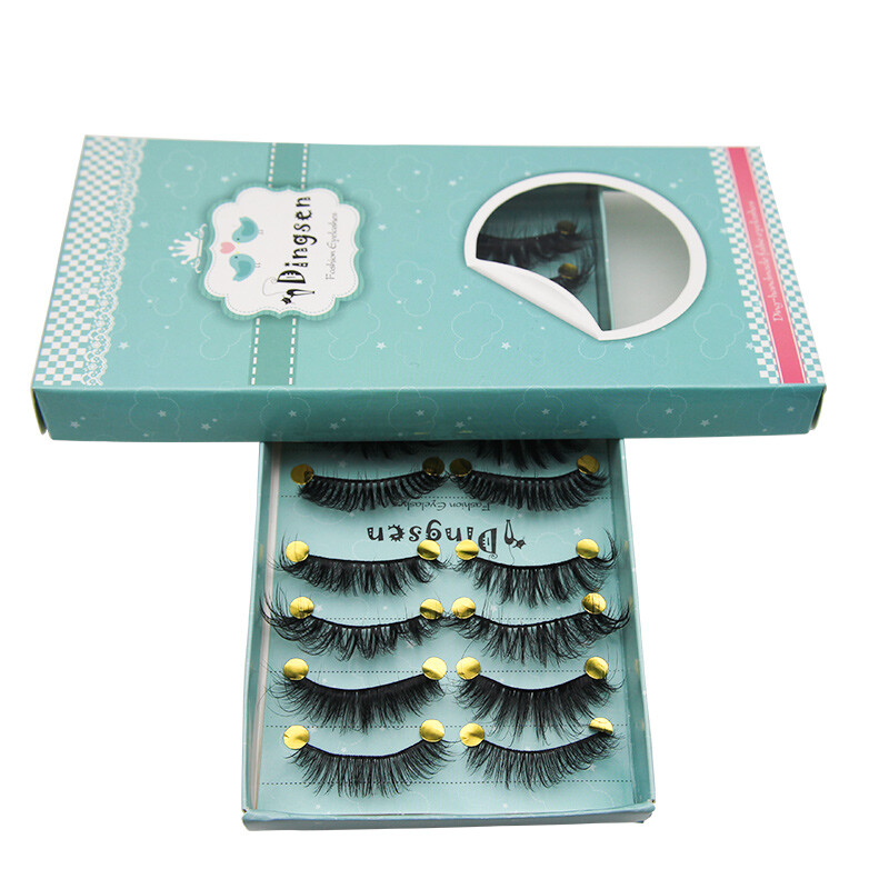10Pair 3D False Eyelashes Wispy Fluffy Natural Soft Long False ...