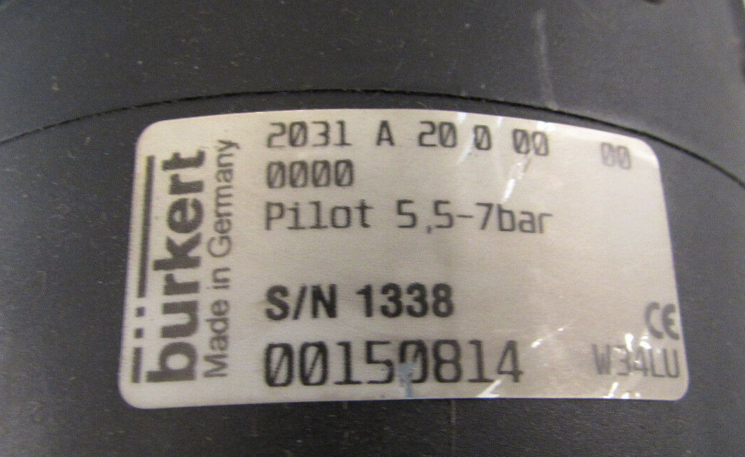 BURKERT 2031 A 20.0 EPDM VALVE | eBay