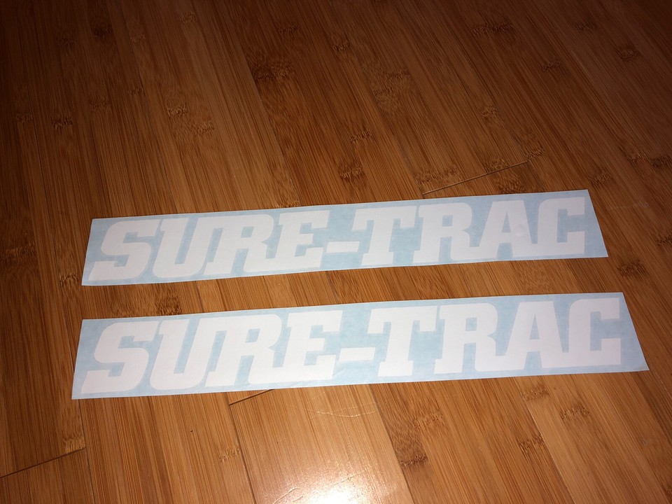 16" Sure-Trac Trailer Replacement Stickers (set Of 2) Old Design Dump ...