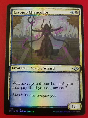 1x Lazotep Chancellor | FOIL Showcase | Modern Horizons 2 | MTG Magic ...