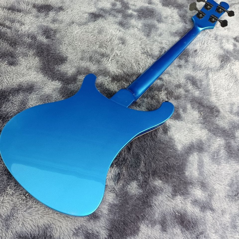 Customization High Quality 4-string Bass, Black Accessories, Silver ...