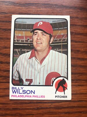 1973 Topps #619 Billy Wilson Philadelphia Phillies High # SP | eBay