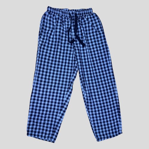 Men's Portfolio Blue Checkered Pajama Pants Size Medium | eBay
