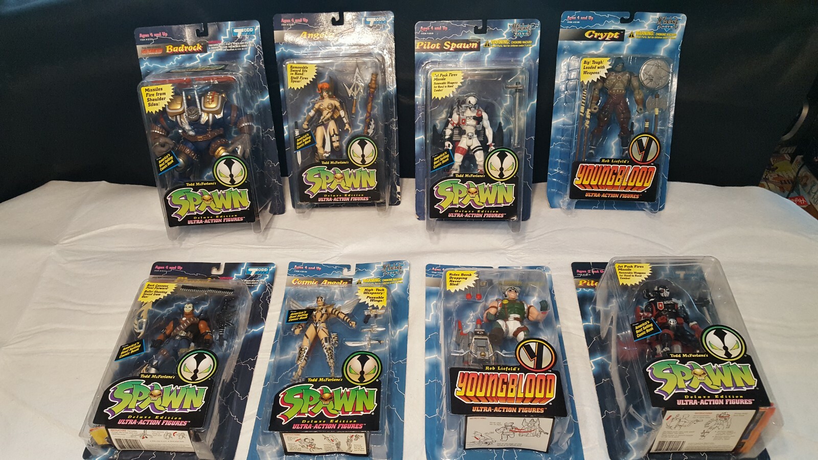 Mcfarlane Toys Spawn Action Figure Huge Lot Of 24 plus demons series 5 ...