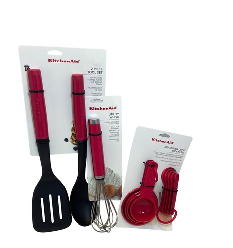 KitchenAid Hot Pink Hibiscus 12 pc. Utensils Set NEW WITH TAGS! | eBay