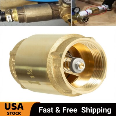 Back Flow Preventer Valve 3/4\" 25mm Flat Type Check Valve Back ...