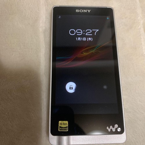 USED SONY Hi-Res walkman NW-ZX1 128GB Silver High Resolution Portable ...