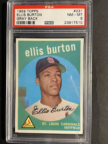 topps 1959 ellis burton psa8 | eBay