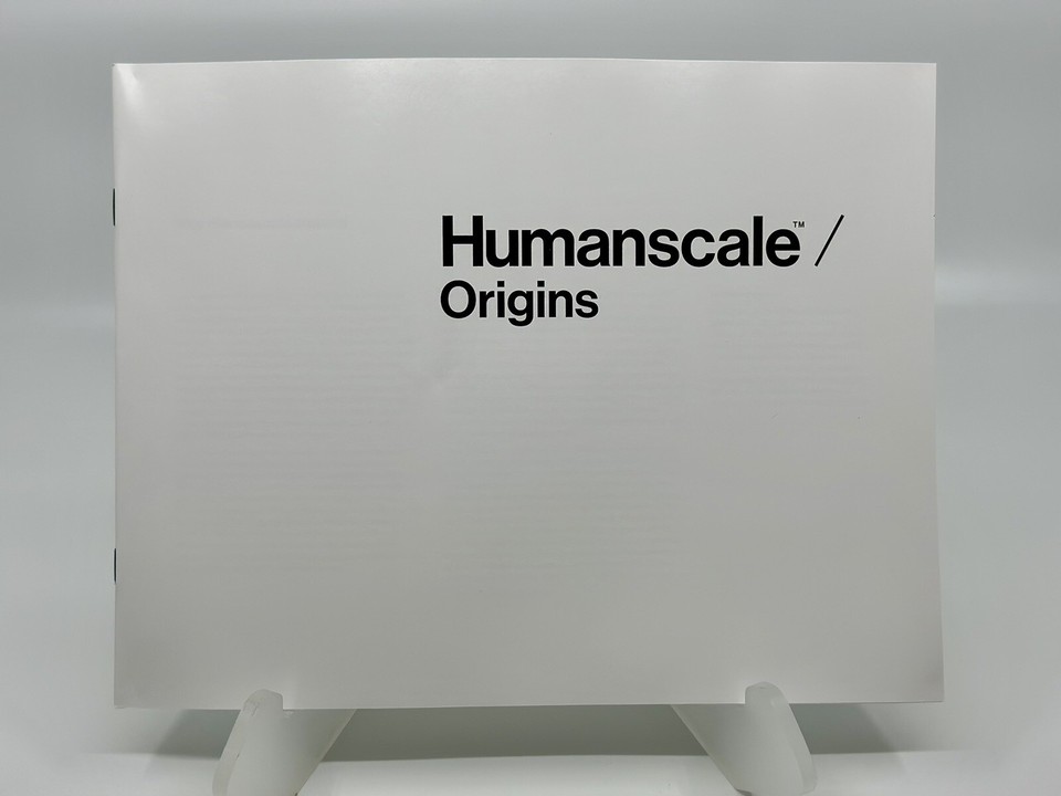 Humanscale 1/2/3 4/5/6 7/8/9 Complete Set In Original Plastic Folders ...