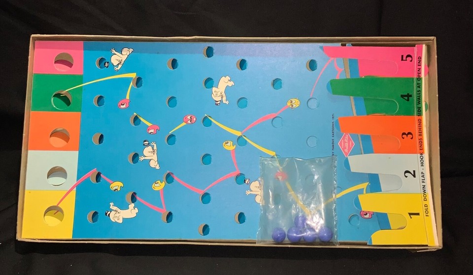 VINTAGE! WARREN BLUE RIBBON GAME - ‘SPOOKY TUFF LITTLE GHOST’ MARBLE ...