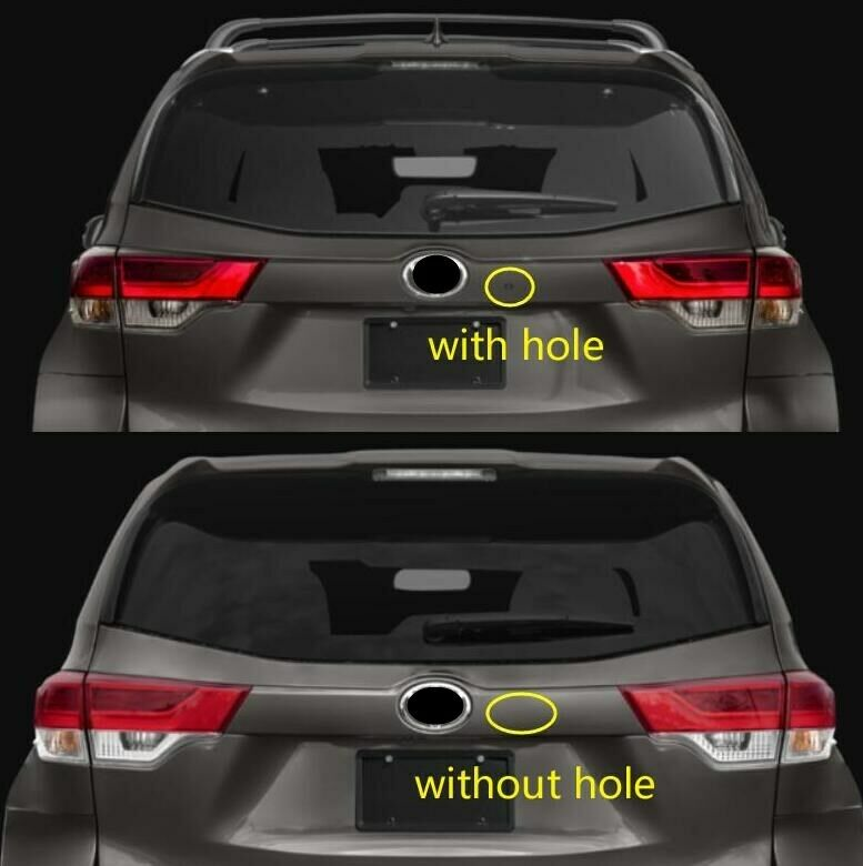 Car LED Rear Door Trunk Tail Light Cover Trim 1p For Toyota Highlander ...