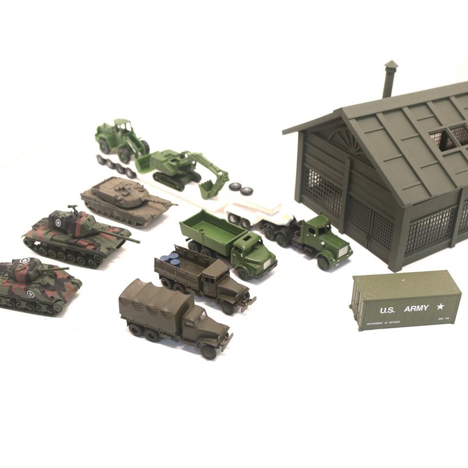 Ho Scale Military Base Army Munitions Depot National Guard Station for ...