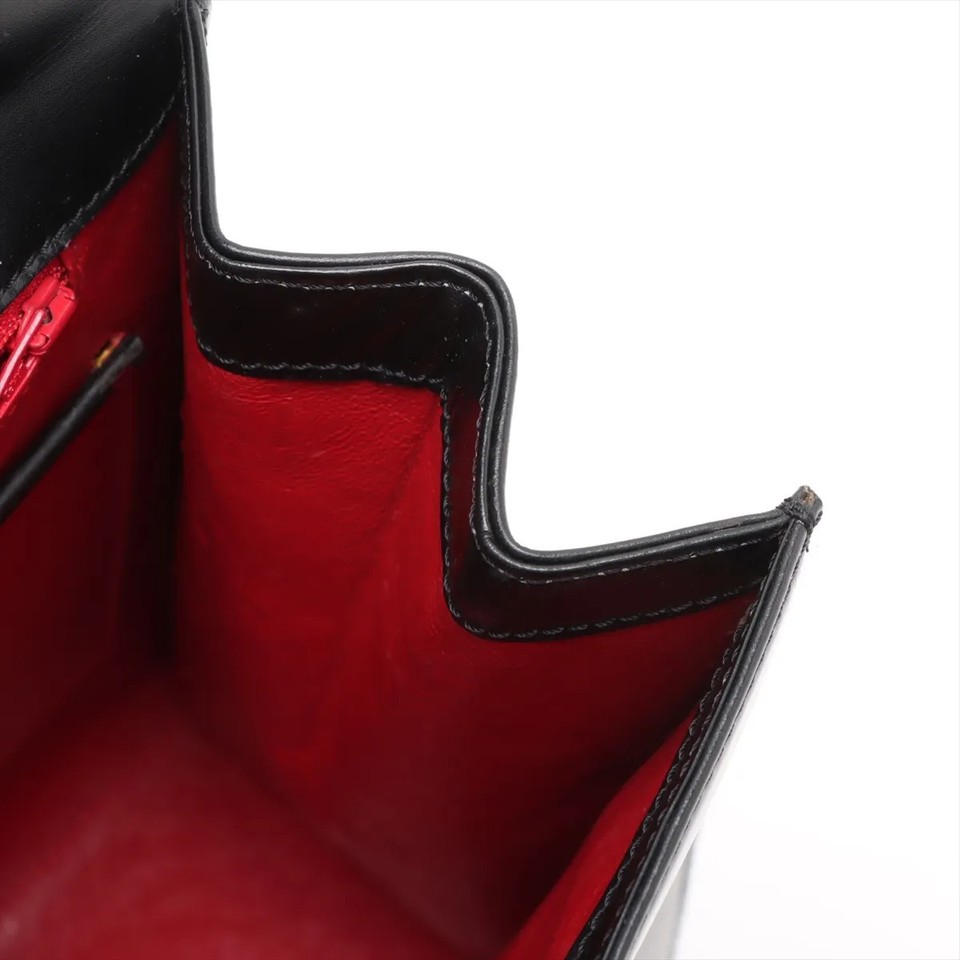 Celine Vintage Leather Hand bag Black | eBay UK