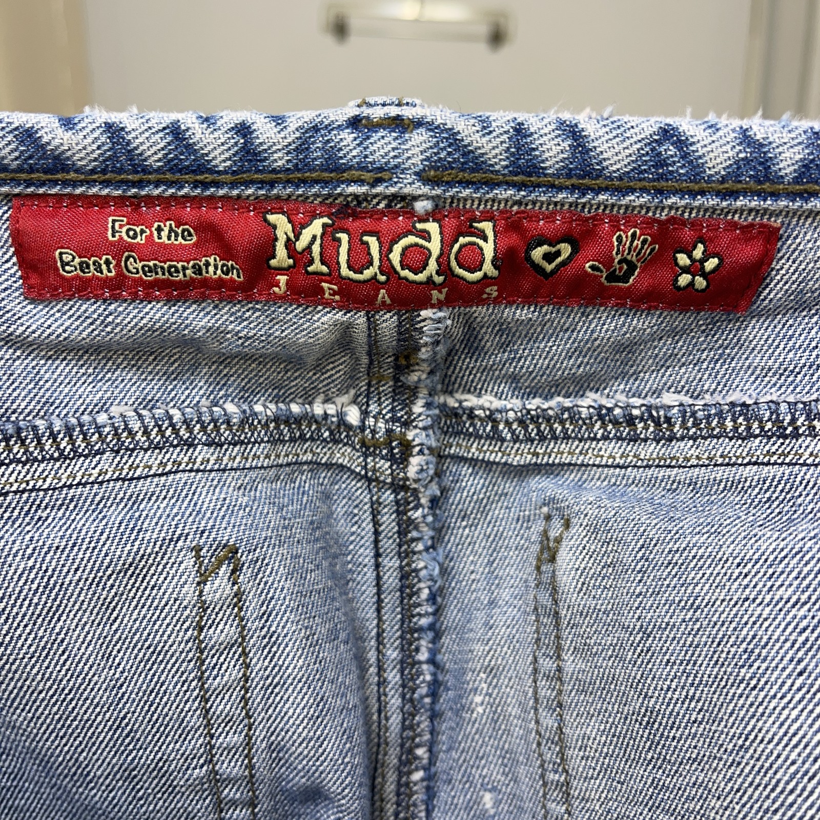 Mudd Ultra Low Rise Flared Jeans 2000s Y2K - Gem