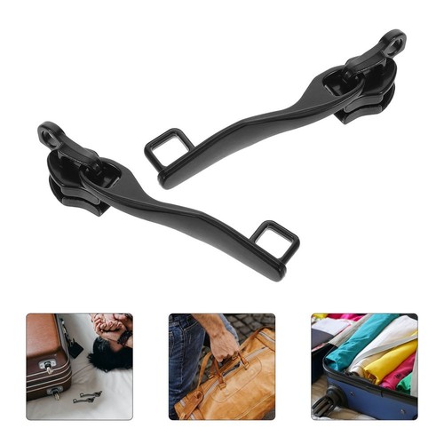 5 Pairs Explosion-proof Zipper Luggage Pull Replacement Locking Pulls ...