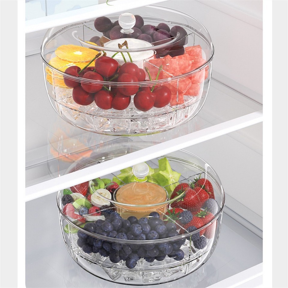 Corporate Gatherings Chilled Serving Tray Dual-Layer Design Easy To ...