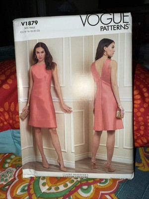 Vogue Misses' A-Line Dress Sewing Pattern, V1879, Sizes 14-22 $5 ...