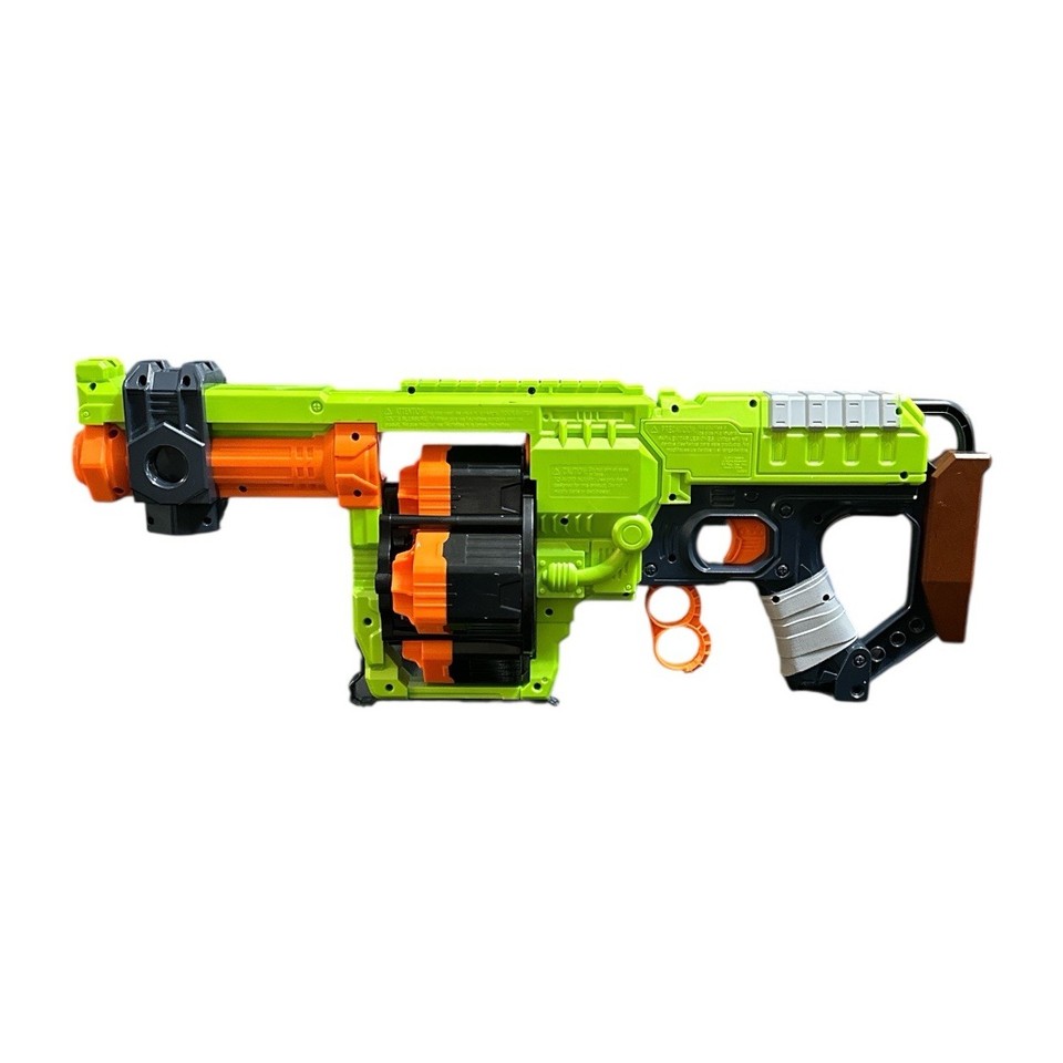 Nerf Zombie Strike Z-Strike Doominator Dart Gun Blaster Shotgun Tested ...