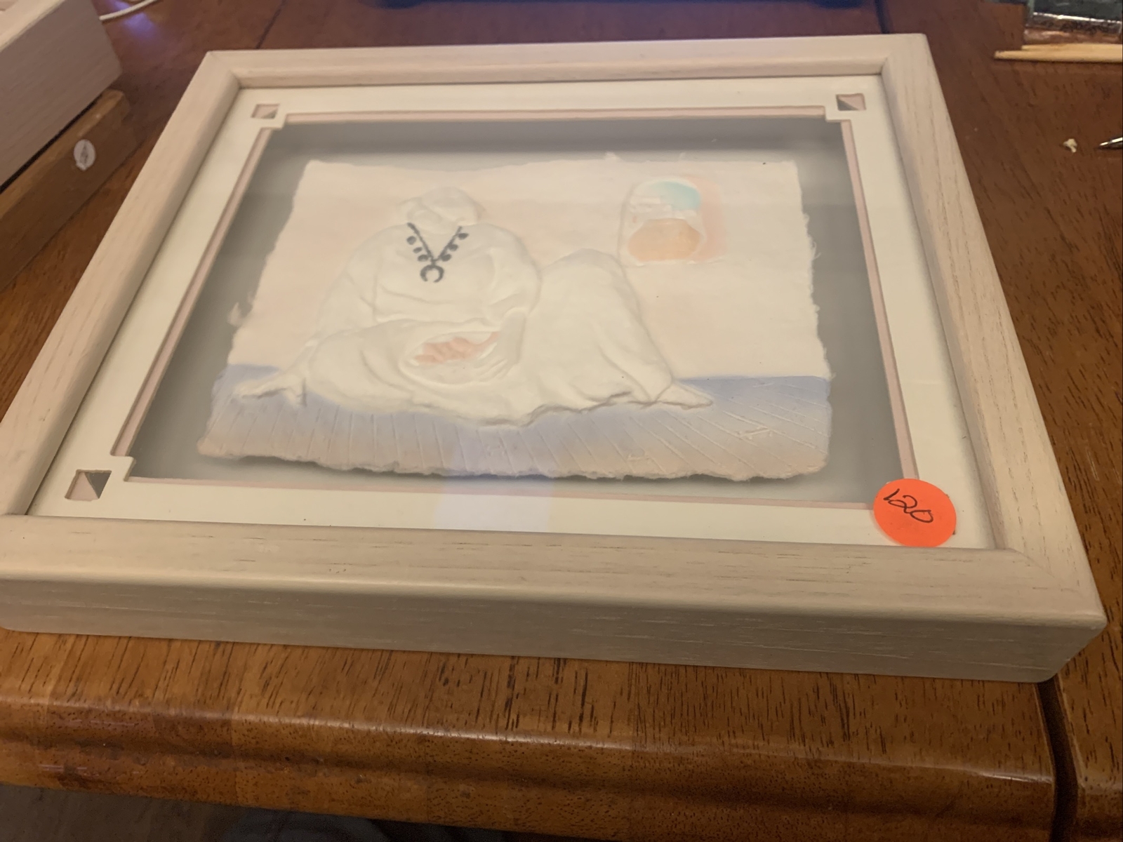 FIGI Graphics Southwest Art Desert Navajo Woman 3D Hand Cast Paper ...