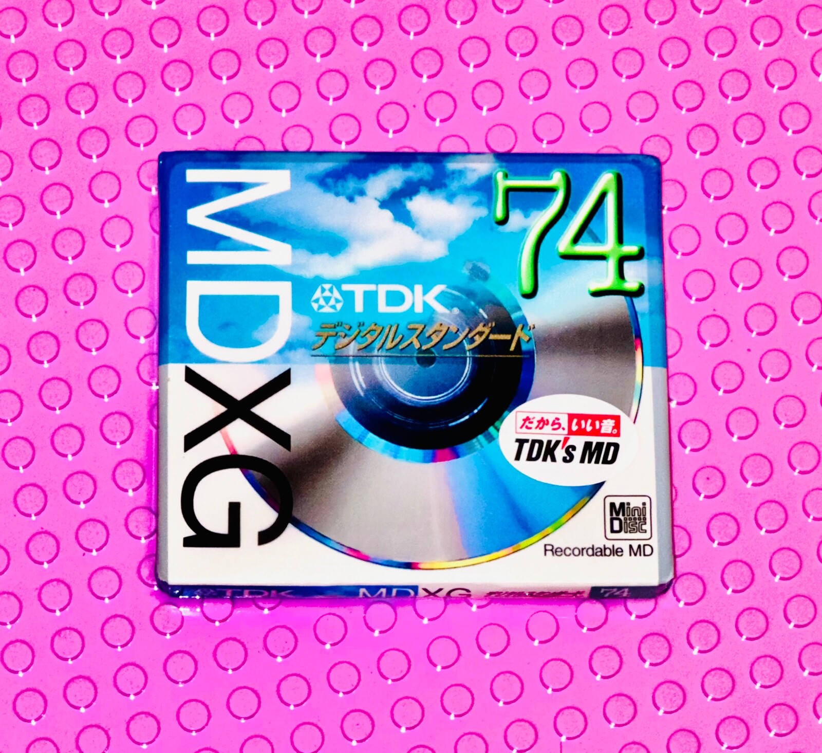 MD TDK MDXG 74 VS. III BLANK MINI DISC (1) () for sale online | eBay